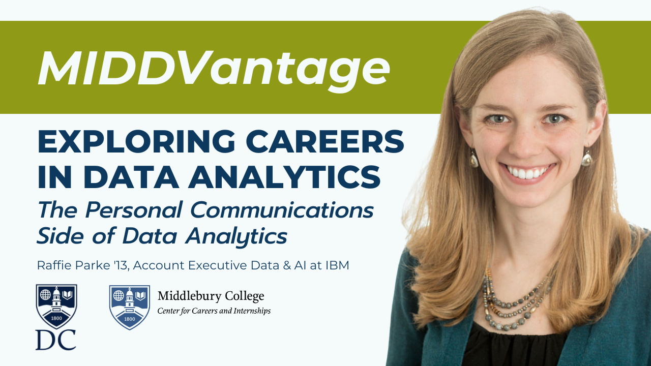MIDDVantage: Careers in Data Analytics | Middlebury